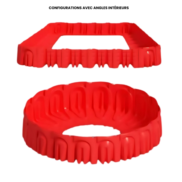 Batardeau anti-inondation en angle Expédition rapide